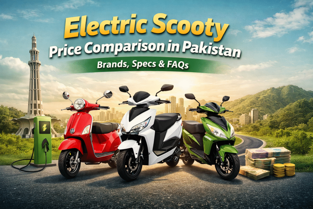 Electric Scooty Price Comparison in Pakistan Brands, Specs FAQs